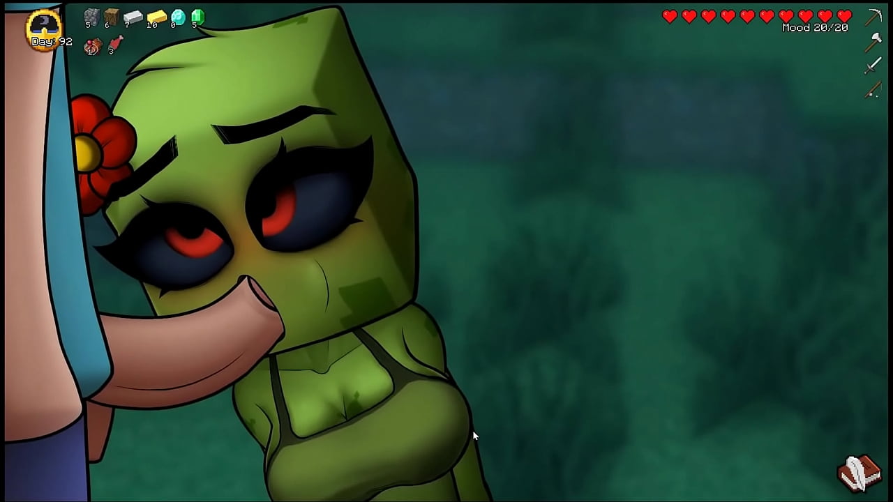 Hornycraft Andminecraft Parody Hentai Game Pornplay And Epand19 The Creeper Girl Give Me A Hot Blowjob