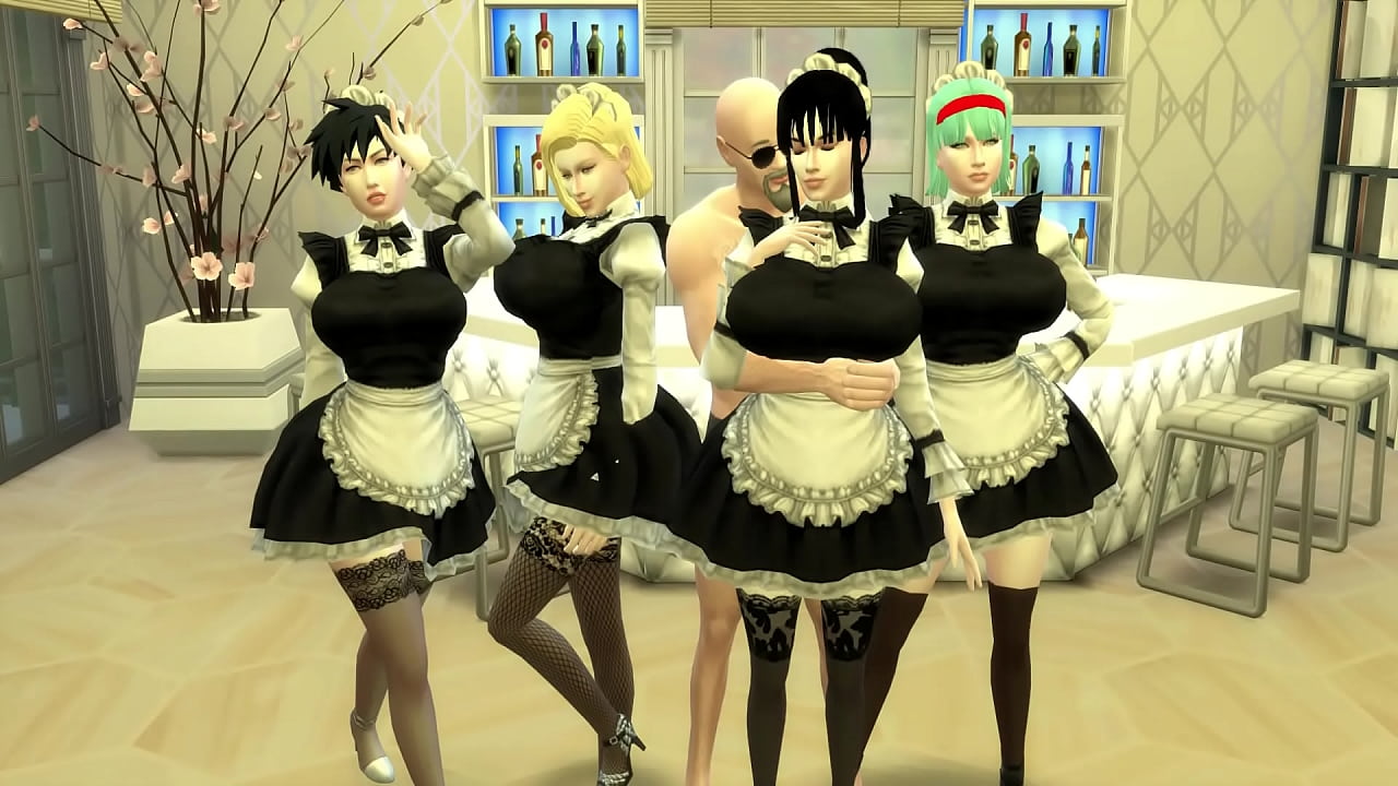 Sirvientas Esclavas Episodio 11 Haren De Esposas Hermosas Bulma Chichi Nro 18 Y Videl Esclavas