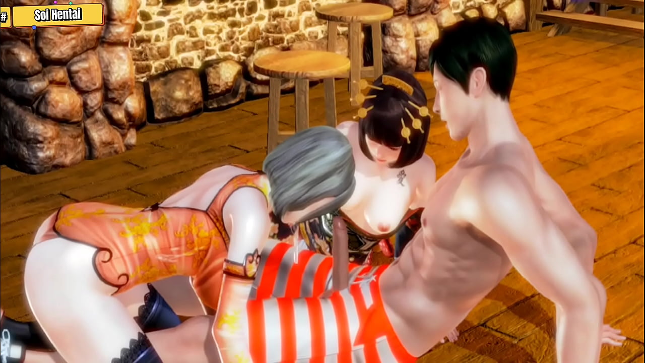 Hentai 3d Two Beauty Girl Get Fuck At The Bar